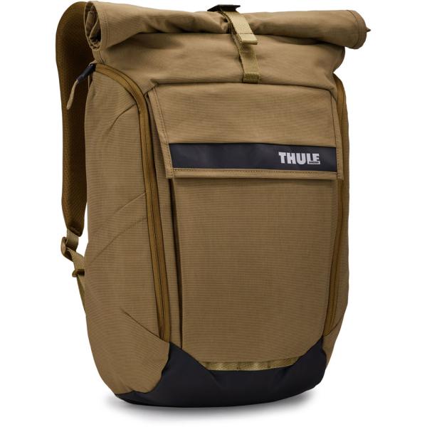 スーリー THULE Paramount Backpack 24L Nutria バックパック リュックサック バッグ ロールトップ スタイリッシュ モダン PC収納 街歩き 通勤 通学  3205013　スタイリッシュでモダンな外観に、街...
