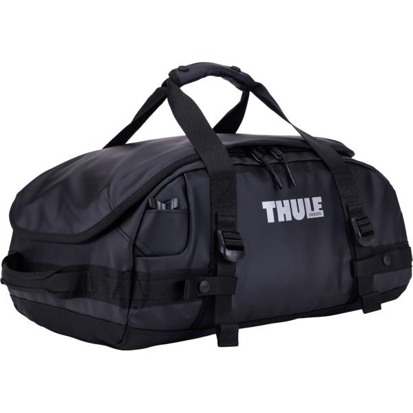 スーリー THULE THULE CHASM DUFFEL 30L BLACK 3205211　THULE CHASM は、短期の旅行や数日にわたる冒険に最適な、トランクやルーフボックスに放り込むことができる頑丈なダッフルバッグです。
