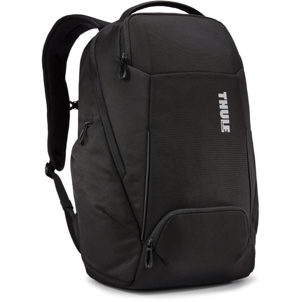 スーリー THULE THULE ACCENT BACKPACK 26L 3205384　移動中でもあらゆるものを整理しておくことのできる、ファイル用の仕切りと複数のポケットが付いたエコフレンドリーなバックパック。