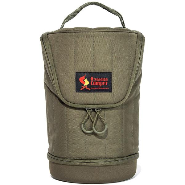 オレゴニアンキャンパー ランタンドラムONE MANTLE オリーブグリーン 無地 ワンマン トルランタン 収納 持ち運び ケース キャリーバッグ 折りたたみ ごみ箱 キャンプ 保護 OCB2206OV　アウトドア　ワンマントルランタンを収...
