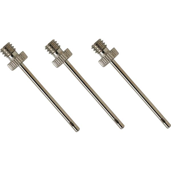ユニックス UNIX ポンプ用空気針 3本入  体育 部活 空気入れ ハンドポンプ 空気針 空気 手動 手 往復ダブル注入 針 シルバー メンテナンス用品 フロアポンプ エアー  FD3047　FD30-46[ハンドポンプ]用空気針