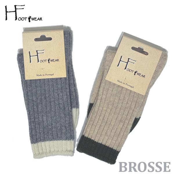 エイチフットウェア― H FOOTWEAR BROSSE　ラインウール ソックス ポルトガル製 靴下 【 H FOOTWEAR/エイチフットウェア―】<br>1988年にポルト北部のゲメオスという山あいの小さな村で創業し、創業者...