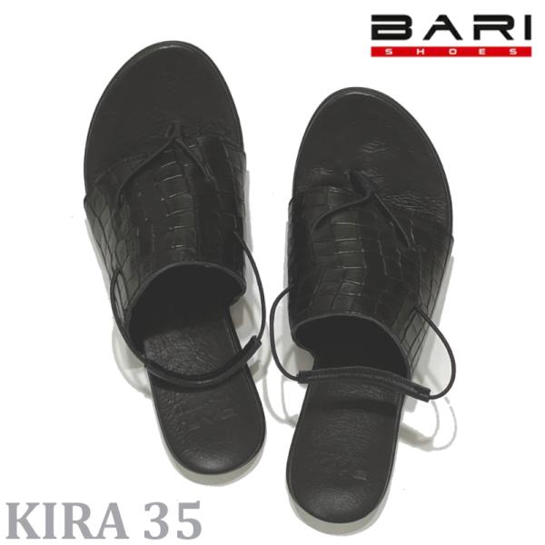 【送料無料】バリ BARI KIRA35 レディースレザーサンダル トングサンダル ブルガリア製 クロコ柄履いた瞬間から足に馴染む、やわらかなレザーはもちろん、脱げにくいようにと付けられたゴムは、デザイン性も兼ねています。サイズ：36(23...