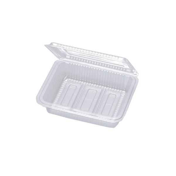 商品コード：2141101１枚あたり4.14円■お弁当・米飯、お寿司、惣菜・サラダ、精肉など幅広い用途でご使用いただける容器です。サイズ：長側128×短側98×高さ25＋フタの高さ7mm材質：OPS（2軸延伸ポリスチレン）耐熱温度：80℃カ...