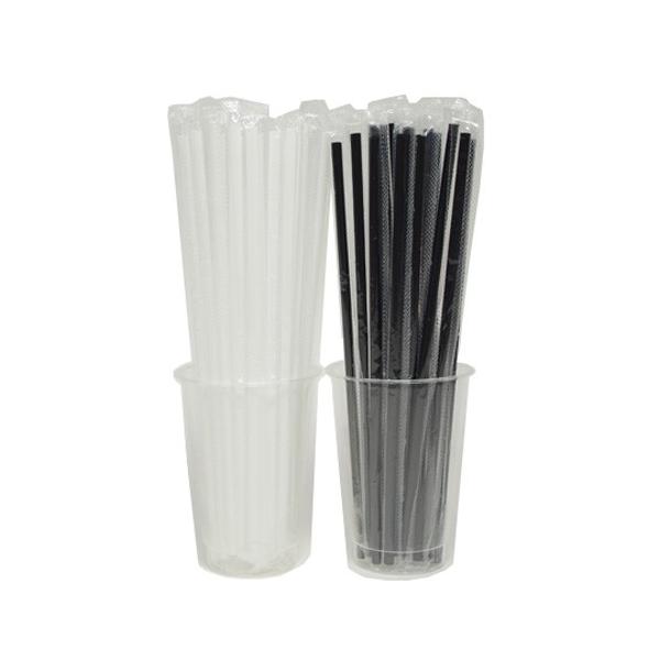 商品コード：2158941１本あたり1.16円■アイスコーヒーの定番ストロー、口径4.5×長さ180mm細口ストレートストローです。■1本ずつポリ袋に入っているので衛生的に使用できます。サイズ：直径4.5×長さ180mm材質：PP（ポリプロ...