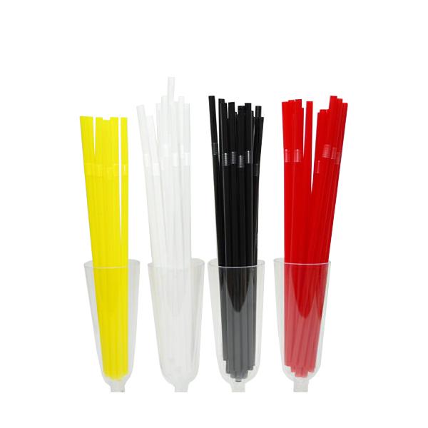 商品コード：2159292１本あたり2.34円■ペットボトルや少し長めのグラスに適した曲がるストローです。サイズ：直径6×長さ250mm材質：PP（ポリプロピレン）カラー：イエロー・ホワイト・ブラック・レッド数量：500本（500本×1小箱）