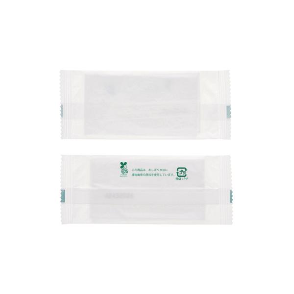 商品コード：2196501 1枚あたり3.8円 ■肌触りが良く、丈夫なレーヨン不織布タイプの平型おしぼりです。 ■おしぼり本体にバイオマス成分を配合した環境にやさしい仕様です。 ■個包装タイプのおしぼりです。 ■個別にバイオマスマークが印刷...