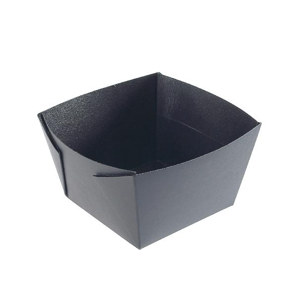 商品コード：21990011個あたり46.2円■コンパクトな設計の紙製テイクアウト容器です。飲食スペースが限られるバスや新幹線などを利用した観光ツアーや修学旅行にもオススメです。■マットな紙製の黒は焼肉や海鮮などの高価格帯メニューを盛り付け...