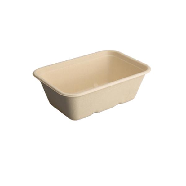 商品コード：2200041     1枚あたり14.63円 ■和食、洋食、中華に対応する食品容器。 ■バガスを使用した、自然の風合いと手触り感が特徴の紙容器です。 ■素材に厚みがあり、手に持つと安定感があります。 ■サトウキビから砂糖を搾っ...