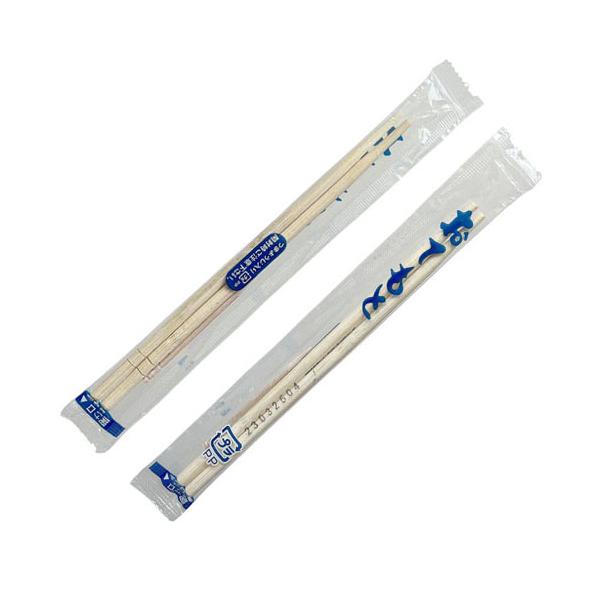 商品コード：2206821 １膳あたり1.99円 ■お子様の手に使いやすいコンパクトな6寸サイズの竹箸です。 ■最初から1本1本独立したお箸ですので、割る必要がありません。 ■透明度が良いOPPフィルムに、丸竹箸と爪楊枝の入った完封箸です。...