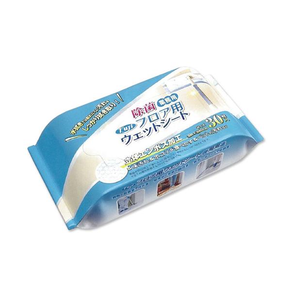 商品コード：2208831 ■フローリングをはじめ、リビングやキッチンなど様々な場面でご利用いただけるフロア用ウェットシートです。 ■溝に入った細かいゴミや汚れもしっかり拭きとる表面凹凸加工です。 ■使い捨てのシートですのでモップに比べ、洗...