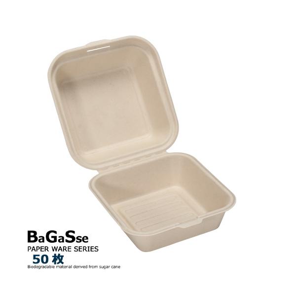 1枚あたり17.6円■テイクアウトや持ち運びに便利なフタと身が一体タイプの便利な食品容器です。■バガスを使用した、自然の風合いと手触り感が特徴の紙容器です。■素材に厚みがあり、手に持つと安定感があります。■燃えるゴミとして処理できる環境対応...