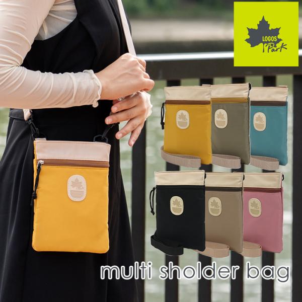 ★レディース・メンズのオリジナル財布・バッグ多数★★エントリーでポイントアップイベント開催中★人気ブランド『LOGOS Park』のマルチショルダー☆■サイズ：W15.0cm×H20.0cm×D1.5cm■重さ：約98g■素材：ポリエステル...