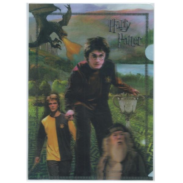 大人気！「ハリーポッター」の 楽しいグッズが好評発売中！こちらは、「A4クリアファイル (B柄)」です。3Dレンチキュラータイプハリーポッターがお好きな方にオススメです♪サイズ：220×310mm、PP