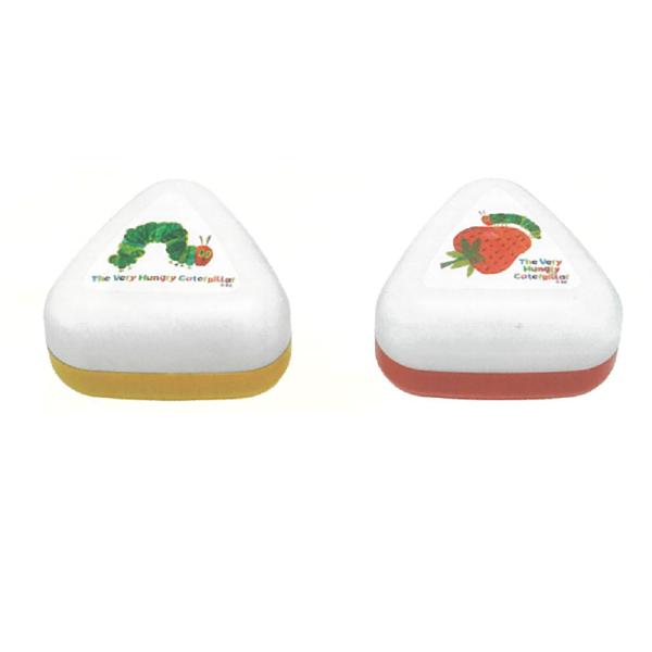 お子様に大人気！！「はらぺこあおむし」のランチシリーズ商品が好評発売中！こちらは、「小型おにぎりケース（いちご）」です。柄違いの２個セット※食洗機、食器乾燥機は使用できません。新生活のご準備に、またプレゼントとしてもどうぞ。サイズ：65×7...