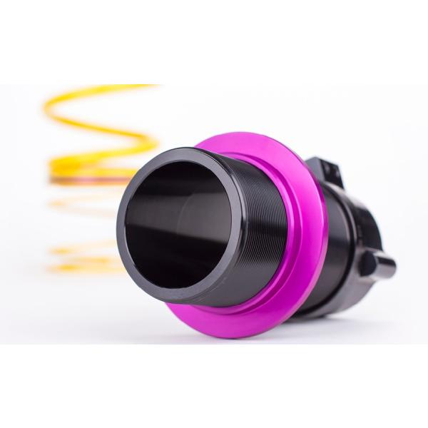 従来のダウンスプリングではあらかじめ決められた車高にしか下がりませんが、KW HASは調整が可能です。車高調キットのように、一定の範囲で調整ができます。（例えばAudi S5は、約5〜35mm）タイヤやホイールを変更したとき、駐車場の条件が...