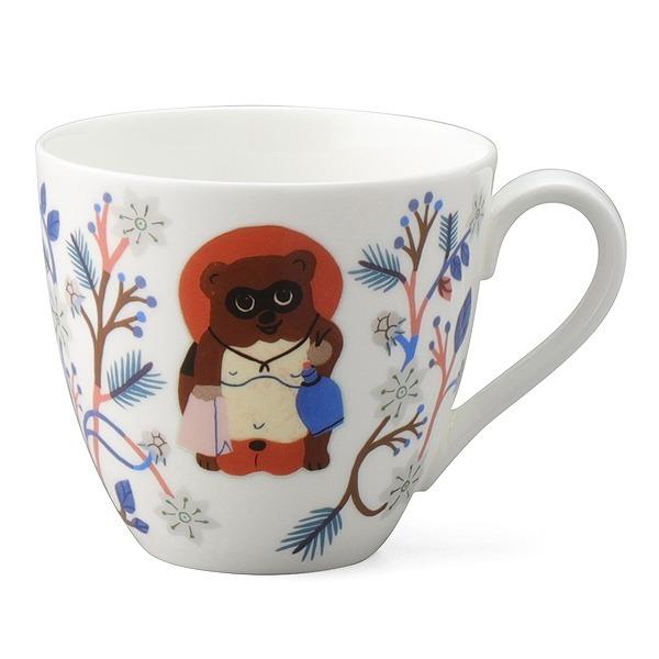 本体サイズ長径118mm 短径93mm 高さ83mm 容量330cc(満水容量)パッケージサイズ95-115-100mm素材ボーンチャイナ原産国インドネシア機能レンジ、食洗機対応日本限定オリジナルのグッドラックマグです。狸のモチーフは「他を...