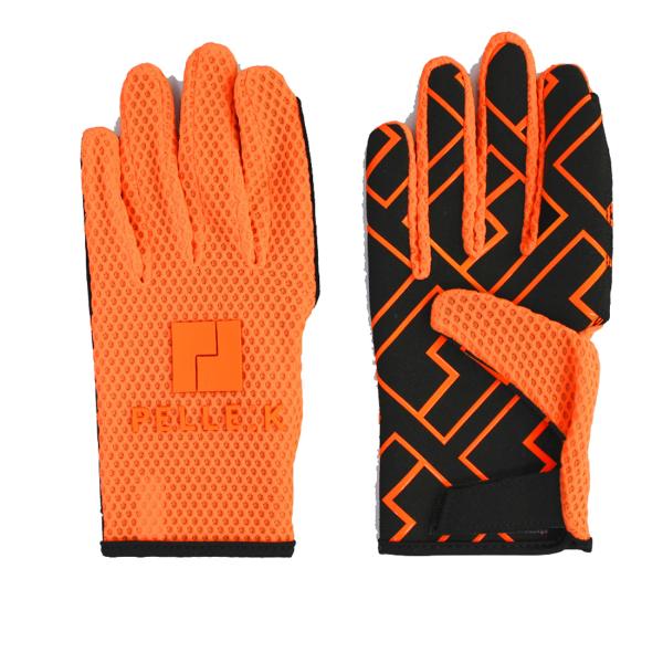 【品名】KIBITAKI(キビタキ)/メンズ【カラー・サイズ】オレンジ/25cm【素材】甲部・指マチ部・パイピング部：ポリエステル・ポリウレタン掌部：人工皮革【注意】・基本的にお取り寄せでのご用意となります。・ご注文後でも欠品や完売・納期未...