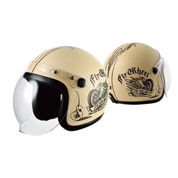 【品名】ライズ(RIDEZ) シールド付き ジェットヘルメット｜JBシリーズカラー：選択肢記載のカラーとなります。※カラー毎にページが御座います。【特徴・仕様】規格　　：PSC/SG（全排気量対応）機能：・眼鏡用スリット入り　　　 ・頬パッ...