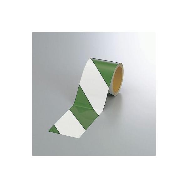 爆買反射 トラテープ 安全表示 注意喚起●サイズ：90mm幅×10m巻（0.2mm厚）●材質：ポリエステル樹脂フィルム（白地部：反射）（粘着性あり・セパレーター付き）