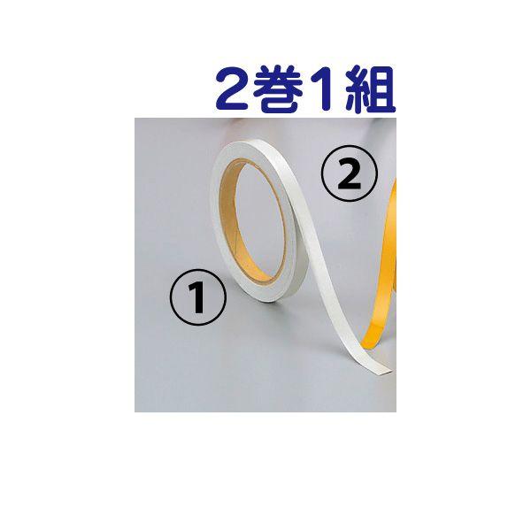 爆買反射テープ 注意表示 区間分け夜間に効果を発揮！ライン表示に最適！●サイズ：10mm幅×10m巻（0.2mm厚）●材質：ポリエステル樹脂フィルム（粘着性あり・セパレーター付き）●色：白※２巻１セットの販売となります。