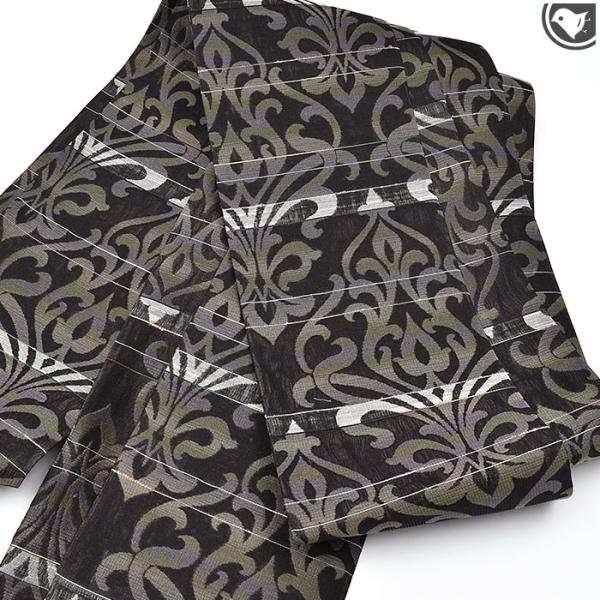 ◎おびやは全商品☆お仕立て代込！送料・代引き 無料！◎【商品番号】22135【商品について】・半幅帯・全通柄模様・素材：絹・サイズ：幅 約 １５.５ｃｍ 　長さ 約４１０ｃｍ【合わせるお着物】・小紋・御召・紬【場面】カジュアル【季節】春・秋...