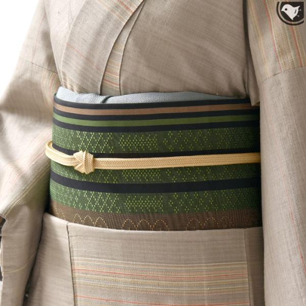 ◎おびやは全商品☆お仕立て代込！送料・代引き 無料！◎【商品番号】22138【商品について】・名古屋帯・お太鼓柄模様・素材：絹・サイズ：幅 約 ３１ｃｍ 　長さ 約３６５ｃｍ【合わせるお着物】・小紋・御召・紬【場面】カジュアル【季節】春・秋...