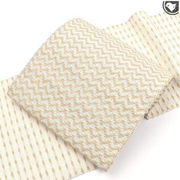 ◎おびやは全商品☆お仕立て代込！送料・代引き 無料！◎【商品番号】22139【商品について】・名古屋帯・全通柄模様・素材：絹・サイズ：幅 約 ３１ｃｍ 　長さ 約３５７ｃｍ【合わせるお着物】・小紋・御召・紬【場面】カジュアル【季節】春・秋・...