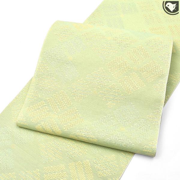 ◎おびやは全商品☆お仕立て代込！送料・代引き 無料！◎【商品番号】22166【商品について】・名古屋帯・全通柄模様・素材：経糸/絹　緯糸/和紙・サイズ：約３１ｃｍ 長さ 約 ３７０ｃｍ【合わせるお着物】・小紋・御召・紬【場面】カジュアル【季...