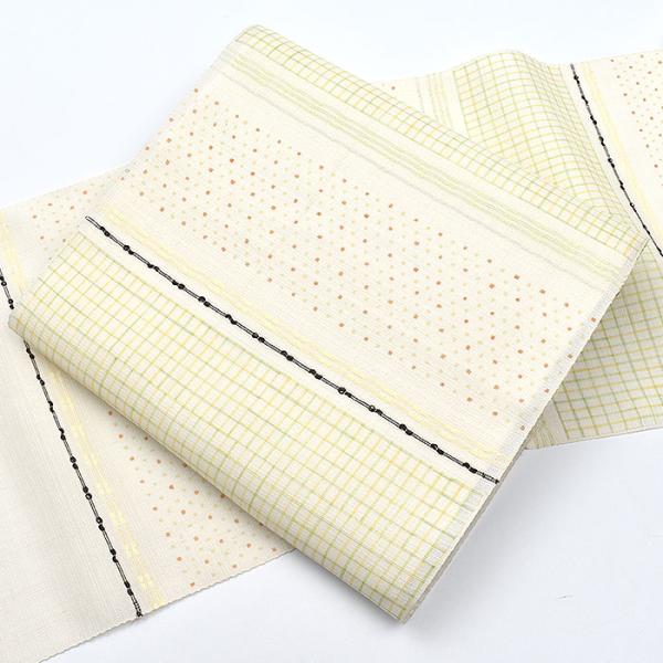 ◎おびやは全商品☆お仕立て代込！送料・代引き 無料！◎【商品番号】22217【商品について】・名古屋帯・六通柄模様・素材：絹・サイズ：幅 約 ３１ｃｍ 　長さ 約３７０ｃｍ【合わせるお着物】・小紋・御召・紬【場面】カジュアル【季節】春・秋・...