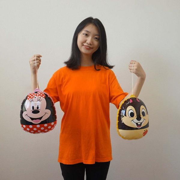 ディズニーたまご型エアーヨーヨー　約H25cm　7個+予備1個【商品番号】 No.7179【商品説明】 ころんとたまご型で可愛い、ディズニーたまご型エアーヨーヨーです。弾ませて遊べます！大きめサイズなので、ヨーヨーしやすくなるはずです！縁日...