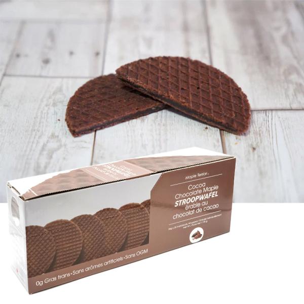 100％ピュアメープルシロップとココアパウダーを、良質なカナダ産の小麦粉と卵で作ったワッフルに挟み込みました。大勢に配れる35枚入りです。- 内容量：35枚入- サイズ：箱サイズ：約35×9×13cm- 原産地：カナダ- その他：個包装- ...