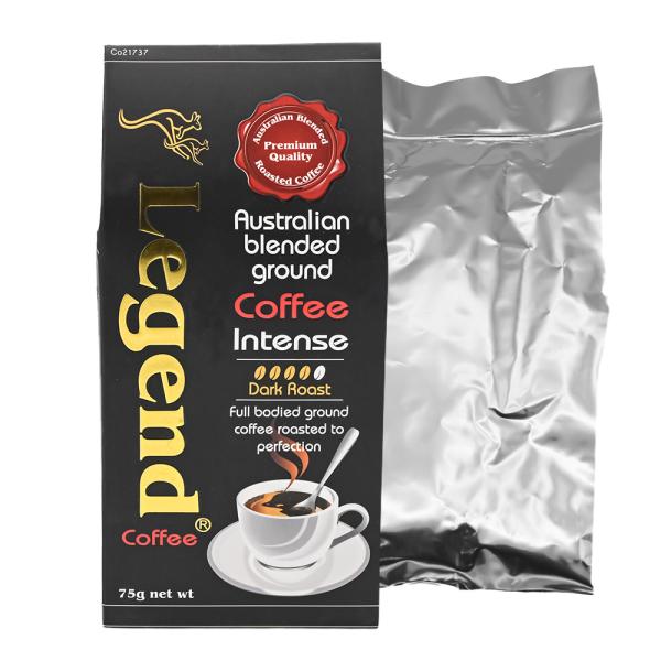 オーストラリア発の挽き豆コーヒーです。ダークローストならではの苦味とコク、香ばしさが際立ち、飲みごたえもしっかり。落ち着いた時間のお供にどうぞ。