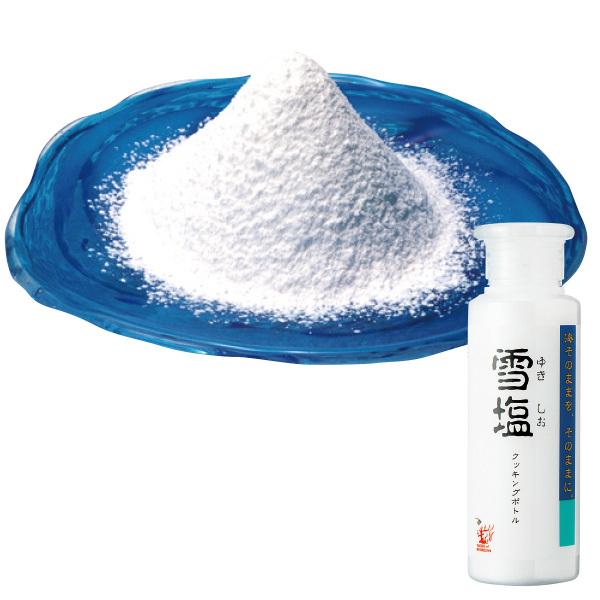 沖縄のこだわり塩宮古島の特産品で、その名の通り、パウダースノーのようなサラサラしたきめ細かな海水塩。にがりを含んだまろやかな味がお料理を引き立てます。- 内容量：50g- サイズ：商品サイズ：直径約4×12.4cm＜こちらの商品はメーカー直...