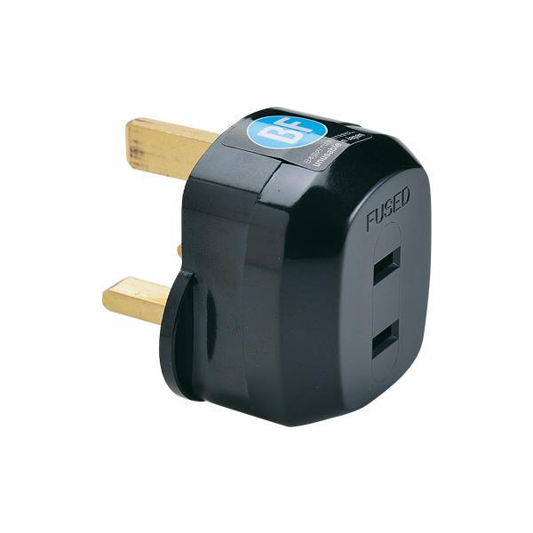 Aタイプ（日本）からBFタイプへの変換が可能なプラグです。- サイズ：商品サイズ：13.9×7.3×5.0cm- 製造国：日本