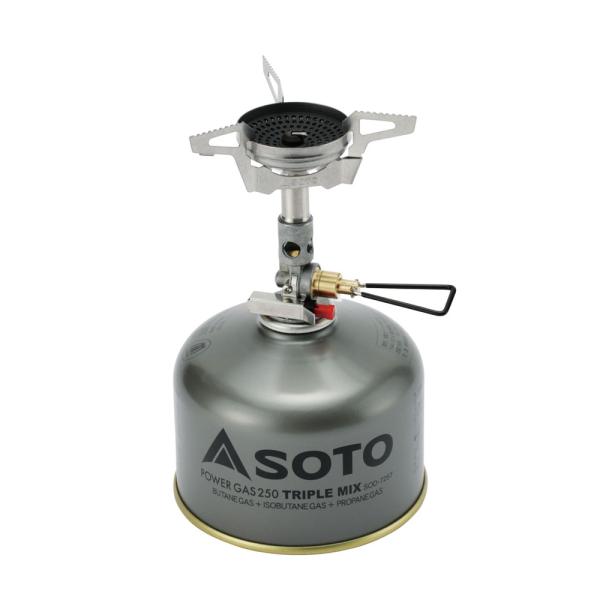 独自のバーナーヘッド構造とマイクロレギュレーター機構を融合したコンパクトなストーブ。風防を使うことなく、風の強い場所で使用してもバーナーの炎が流れにくく、寒さにも強いので外気温−5℃でも変わらない火力を発揮。また、自分にあった使い方ができる...