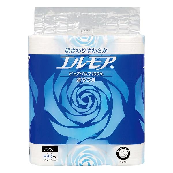通常1〜10日以内で出荷予定 ※注文個数によりお届け日が変わることがあります。花の香りがほんのり純粋なパルプ100％から生まれたエンボス仕上げ！ふんわりソフトな肌ざわり●ひとつ上のエルモアを名乗る以上やわらかさにはこだわりました。●厳選され...