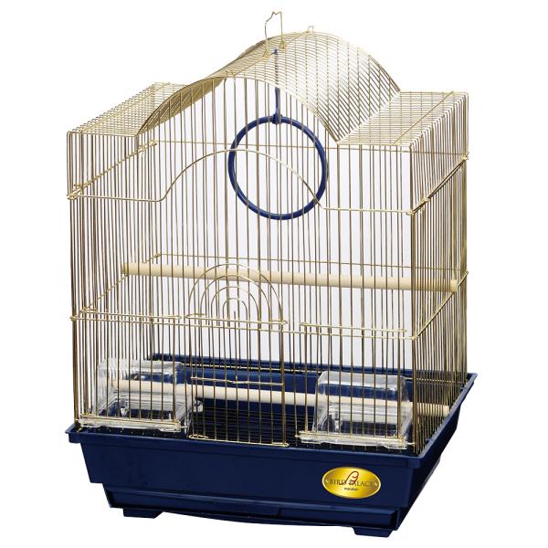 バードパレス　クラウンサイズ：Ｗ３５０×Ｄ２８０×Ｈ４５０mm掃除に適した引き出し付き底トレイとエサ入れ・水入れ・ブランコ・止まり木付属のオールインワンのセットです。●引き出し付き底トレイでお掃除ラクラク！！●エサ入れ・水入れ・止まり木・ブ...