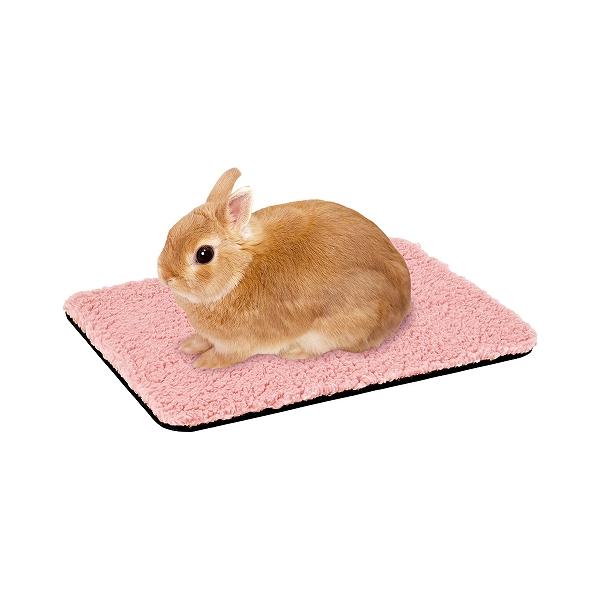 熱源はペットの体温！電気いらずであたたかい！ほっとうさ暖抗菌もこもこマット本体サイズ：約W400xD300xH10mm・熱源はペットの体温。・電気いらずであたたかいので節電にも！・ハサミでカットして、お好みのサイズに変更可能・抗菌加工ボア使...