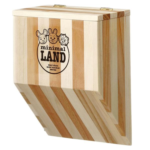 自然のやさしさのある木製の外付け用牧草入れ牧草ランチＢＯＸマルチサイズ：幅134×奥行き81×高さ182ｍｍ重さ：約250ｇ●カバー付きなのでホコリが入りにくいです。●場所を取らないコンパクト設計！メーカー：マルカン