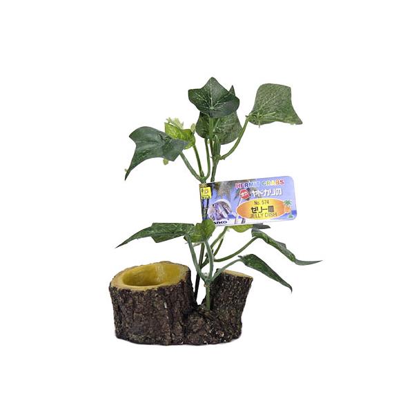 オカヤドカリのミネラルゼリーのゼリー皿ミネラルゼリーを入れてご使用下さい。また、自然のディスプレイも楽しめます。