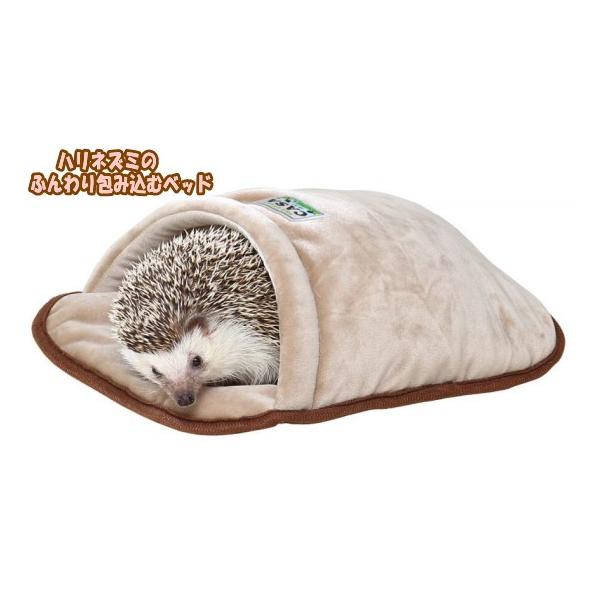ふっくらもちもちのやさしい肌触りハリネズミのふんわり包み込むベッド本体サイズ 約W220×D260×H30mmふっくらもちもちのやさしい肌触りふんわり綿とストレッチ生地が体に優しくフィットして、ハリネズミも安心。・入口が自立するから潜り込み...