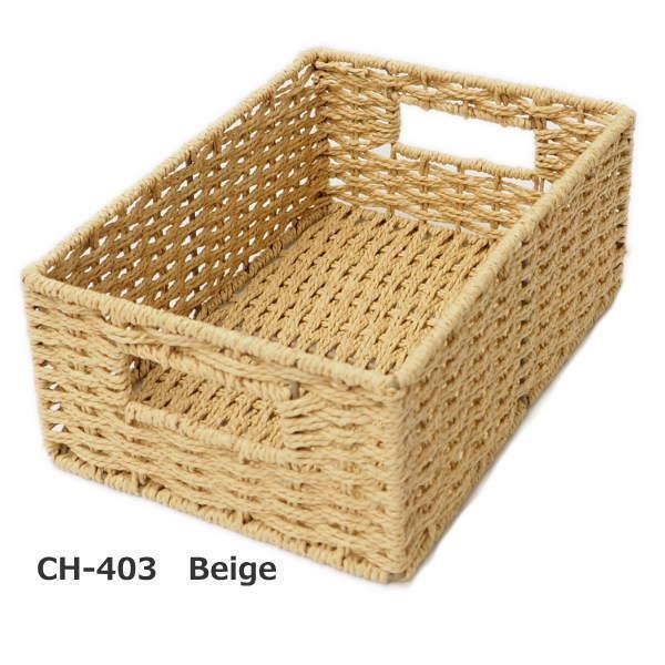 ●CH-403 ペーパーストレージボックスSサイズ　ベージュ●シンプル＆ナチュラルデザインでお部屋のインテリアに馴染み、市販のカラーボックスに入るハーフタイプののペーパーバスケット。●キッチンの小物整理や食品のストック入れ、小物収納などに便...
