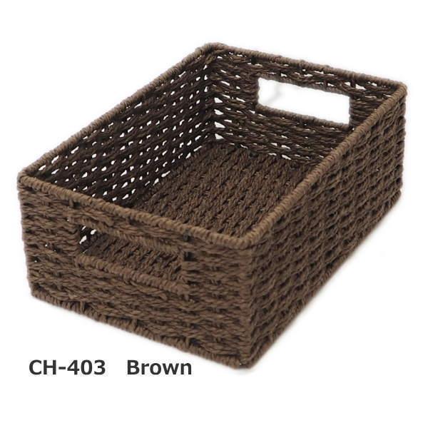 ●CH-403 ペーパーストレージボックスSサイズ　ブラウン●シンプル＆ナチュラルデザインでお部屋のインテリアに馴染み、市販のカラーボックスに入るハーフタイプののペーパーバスケット。●キッチンの小物整理や食品のストック入れ、小物収納などに便...