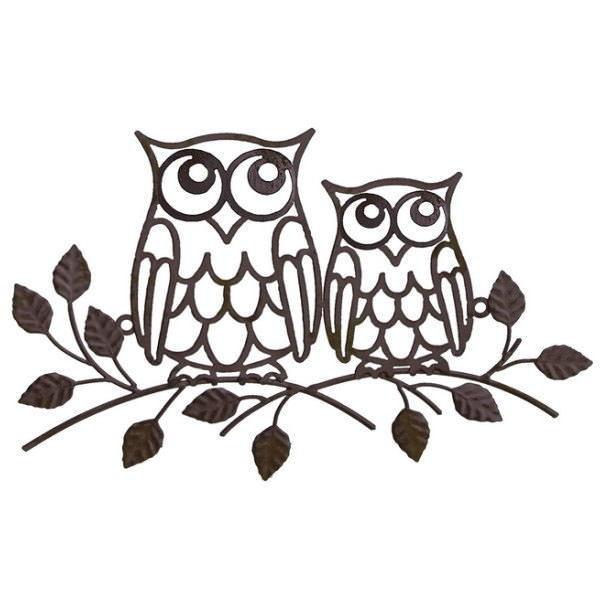 ●ウォールデコレーション　ふくろう●幸せを運ぶふくろうウォールディスプレイ●アンティーク加工のおしゃれなアイアン壁掛け●お部屋の雰囲気をおしゃれにする壁飾り▼サイズ等（約ｃｍ）Ｗ約35ｃｍ×Ｈ約21ｃｍ▼重さ約140ｇ▼素材アイアン▼備考※...