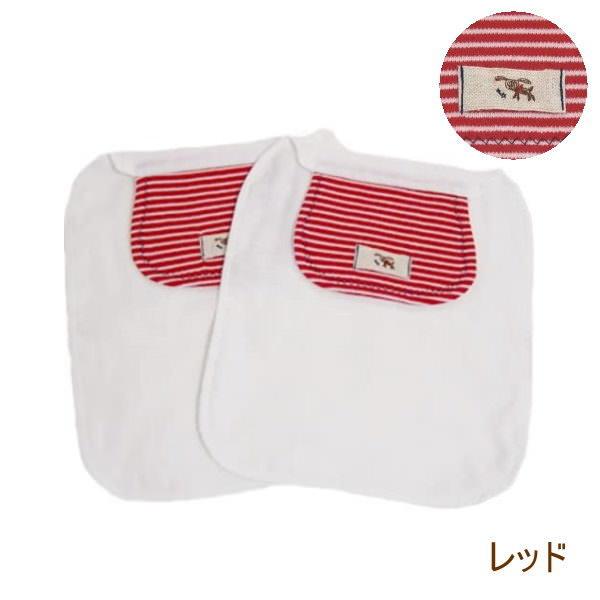 汗取りパット2枚入り　レッド●汗かきの赤ちゃんに嬉しい汗取りパットの登場です♪●赤ちゃんの背中と肌着の間に挟んでおいて、汗をかいたら襟元からサッと引き抜くだけ！●赤ちゃんのお肌にやさしいガーゼを使用。●素早くしっかり汗を吸い取り背中サラサラ...