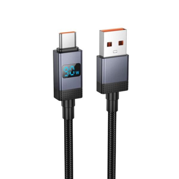 入力端子：USB-A出力端子：USB-C充電対応：最大3Aデータ転送：最大480Mbpsケーブル長：約1.0m重量：約27g■リアルタイム電力表示できるUSB2.0対応 USB-A to USB-Cケーブル ブラックリアルタイム電力表示コネ...