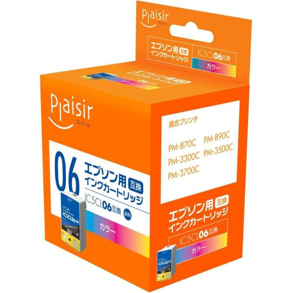 対応メーカー：EPSON(エプソン) / IC5CL06対応 / カラー対応機種：PM-3700C/3500C/3300C PM-890C/870C