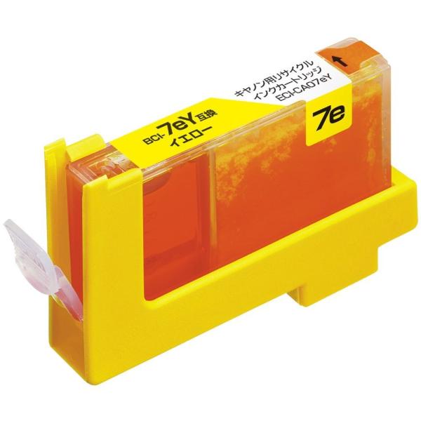 対応メーカー：CANON（キヤノン） /  BCI-7eY対応 / イエロー対応機種：PIXUS iP4100 / iP4100R / iP4200 / iP4300 / iP5200R / iP6100D / iP6600D / iP67...