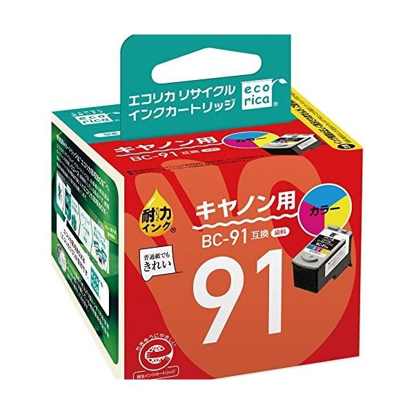 対応メーカー：CANON（キヤノン） /  BC-91対応 / カラー対応機種：PIXUS MP170 / MP450 / MP460 / MP470 / iP1700 / iP2200 / iP2500 / iP2600